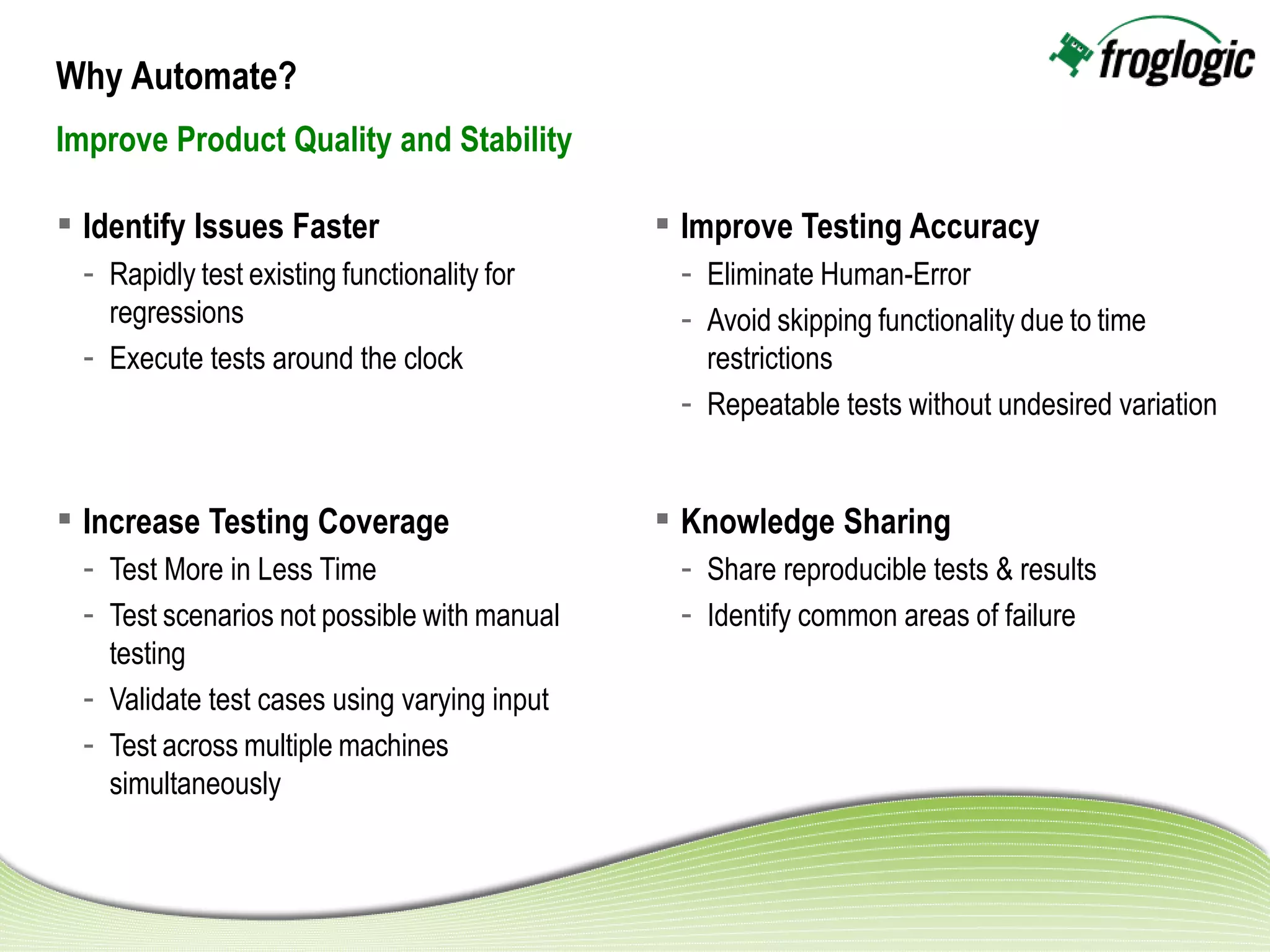 froglogic Squish (Qt edition) | PDF