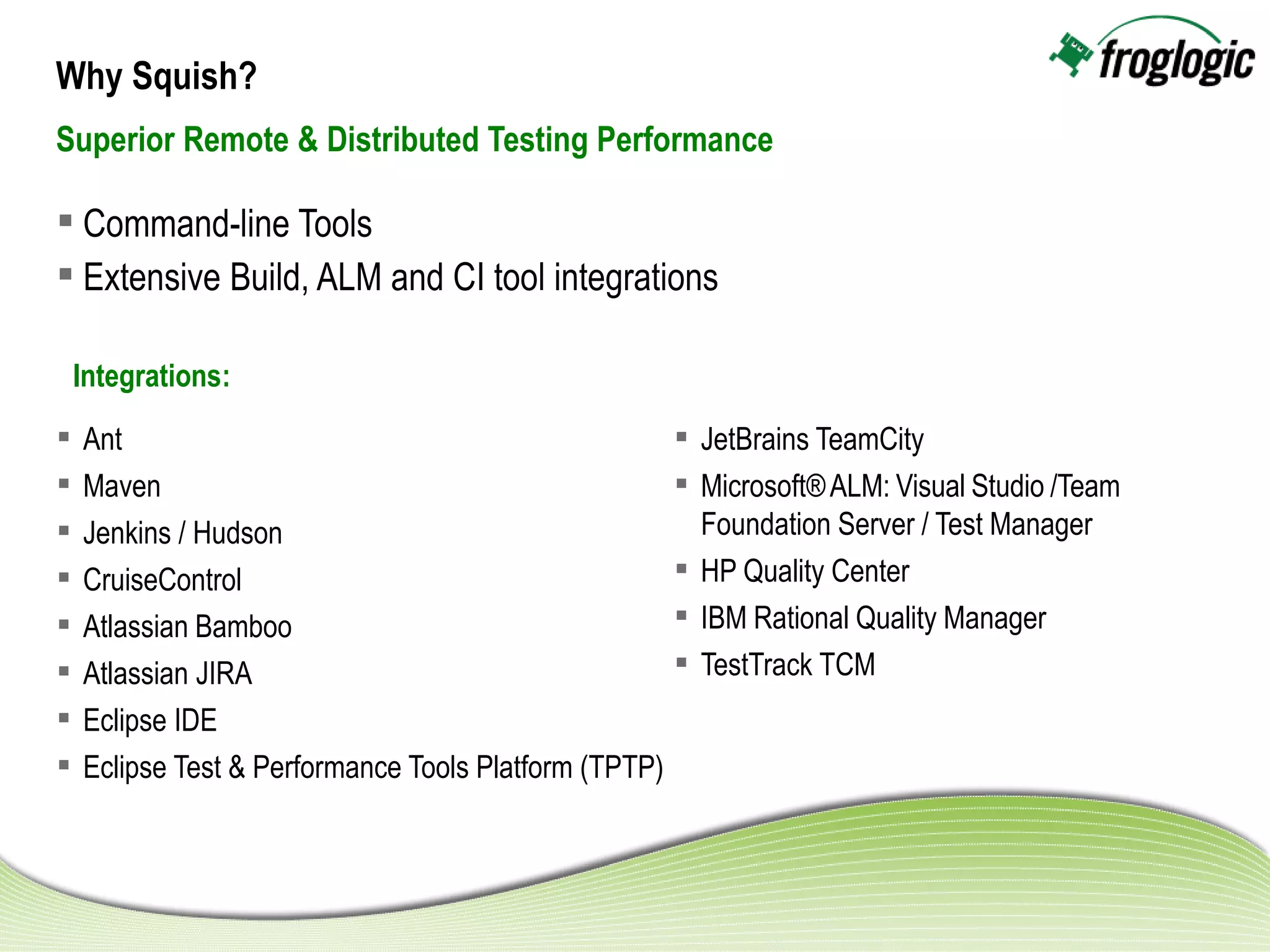 froglogic Squish (Qt edition) | PDF