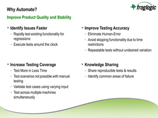 froglogic Squish (Qt edition) | PDF