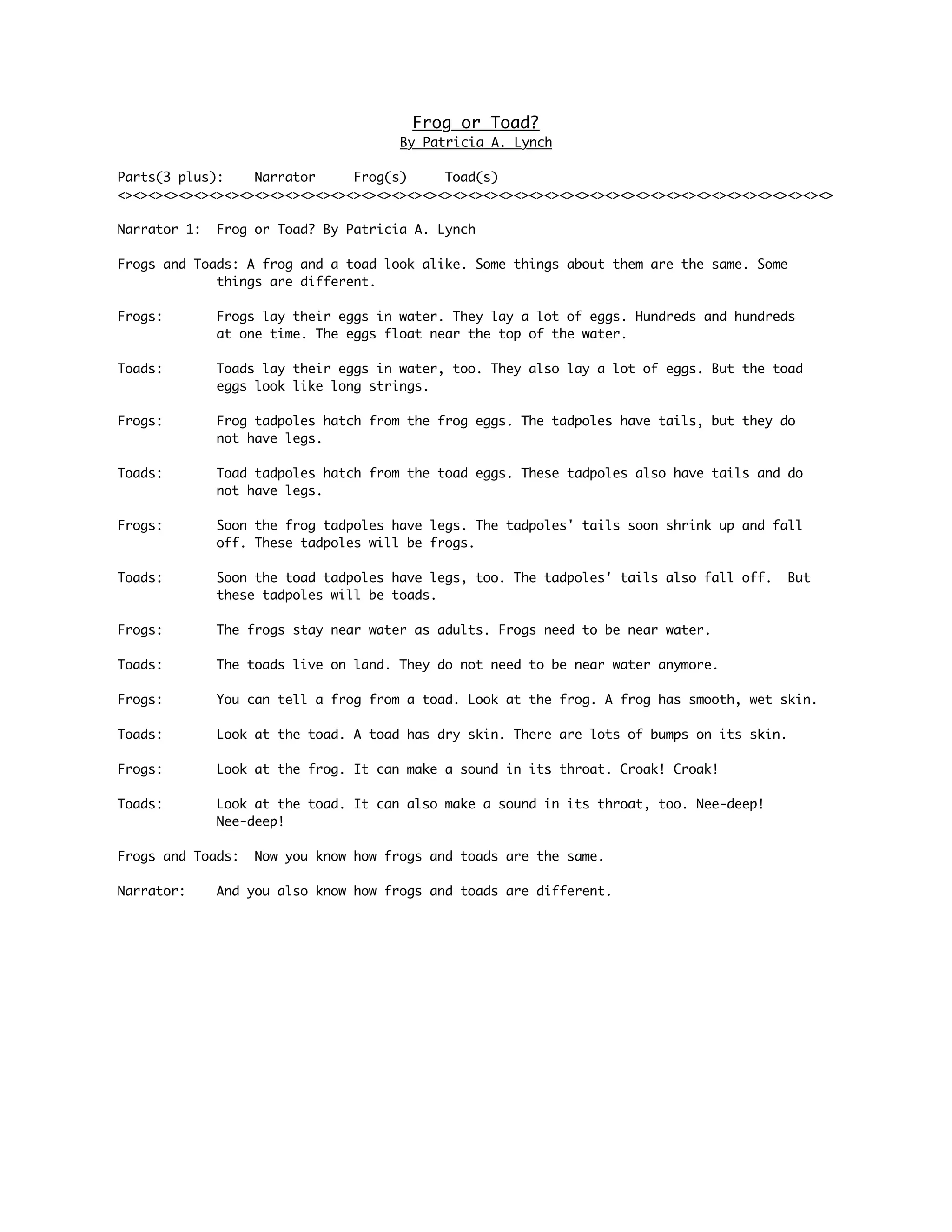 Frogortoad (1) | PDF