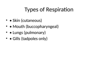 Frog_Respiratory system nootan notes and | PPTX