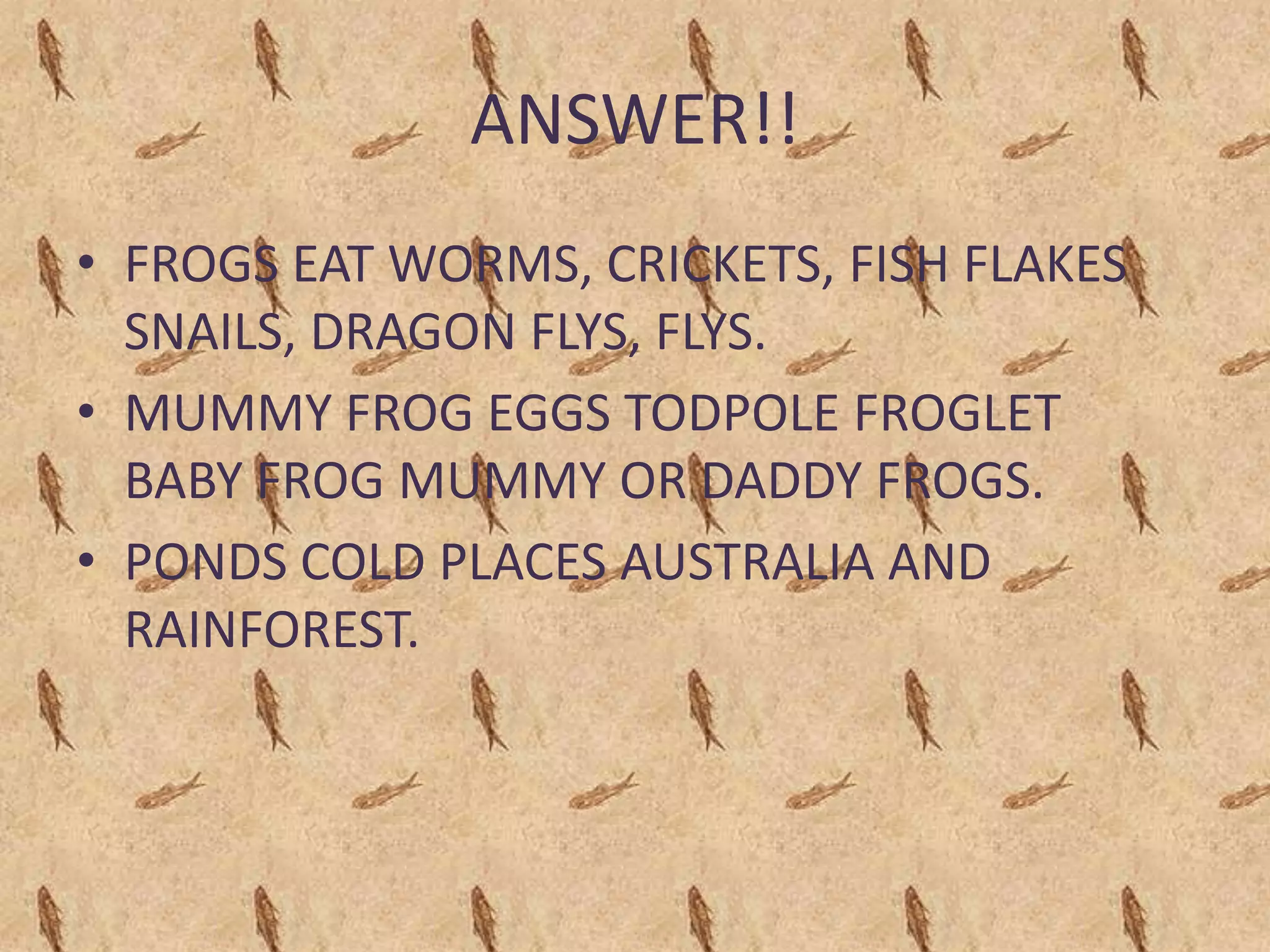 Frogs by jasmine emma | PPT