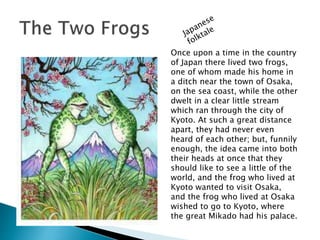 Frogs in japan | PPTX