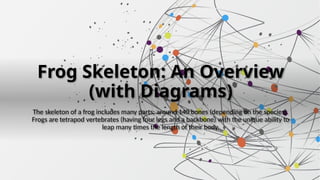 Instructional Material: Frog Skeleton System | PPTX