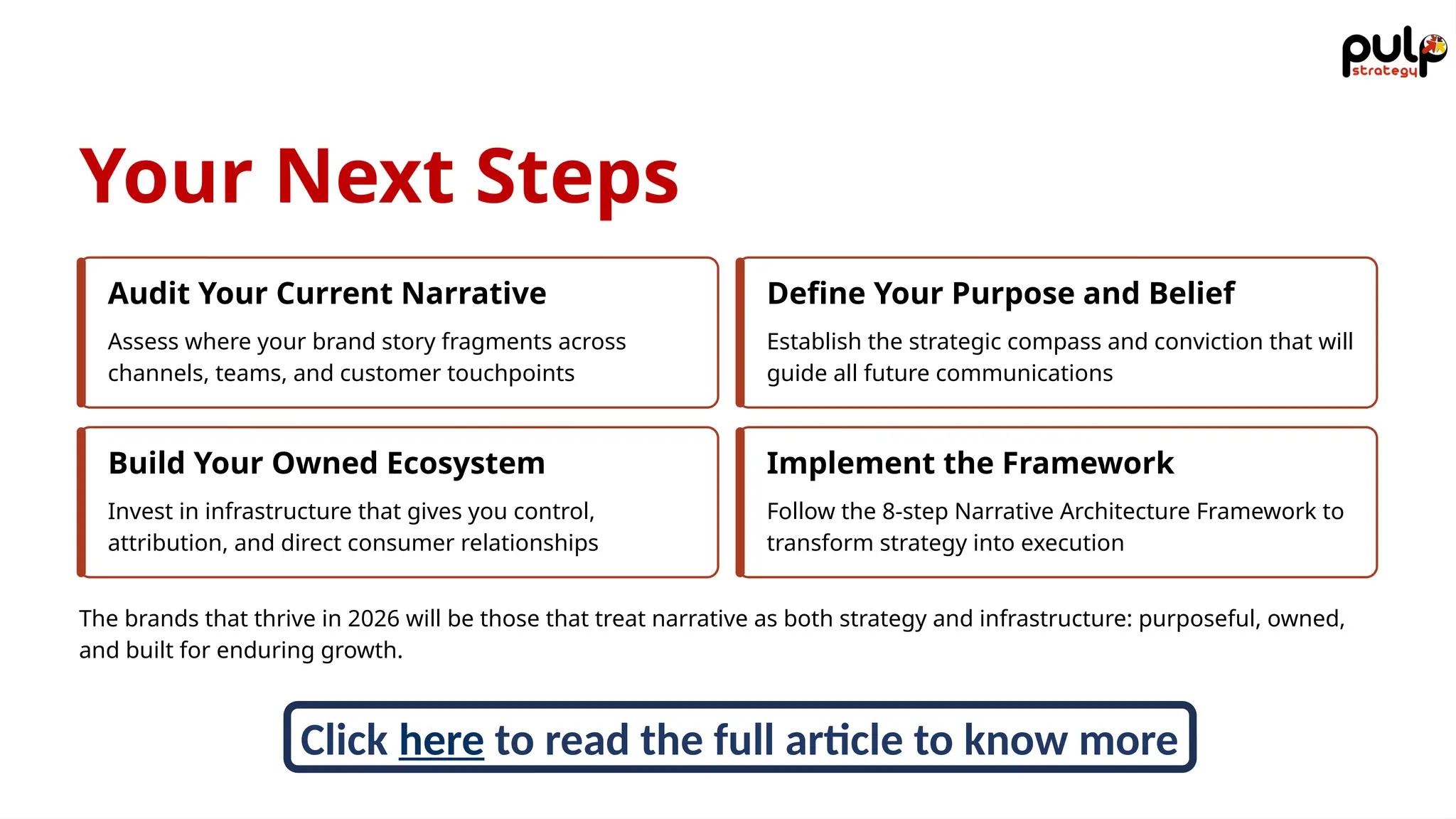 From Campaigns to Coherence: How Narrative Architecture Will Redefine Brand Strategy in 2026 | PPTX