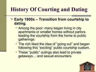 From Courting to Dating - History and Ramifications | PPS
