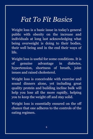 From fat-to-fit | PDF