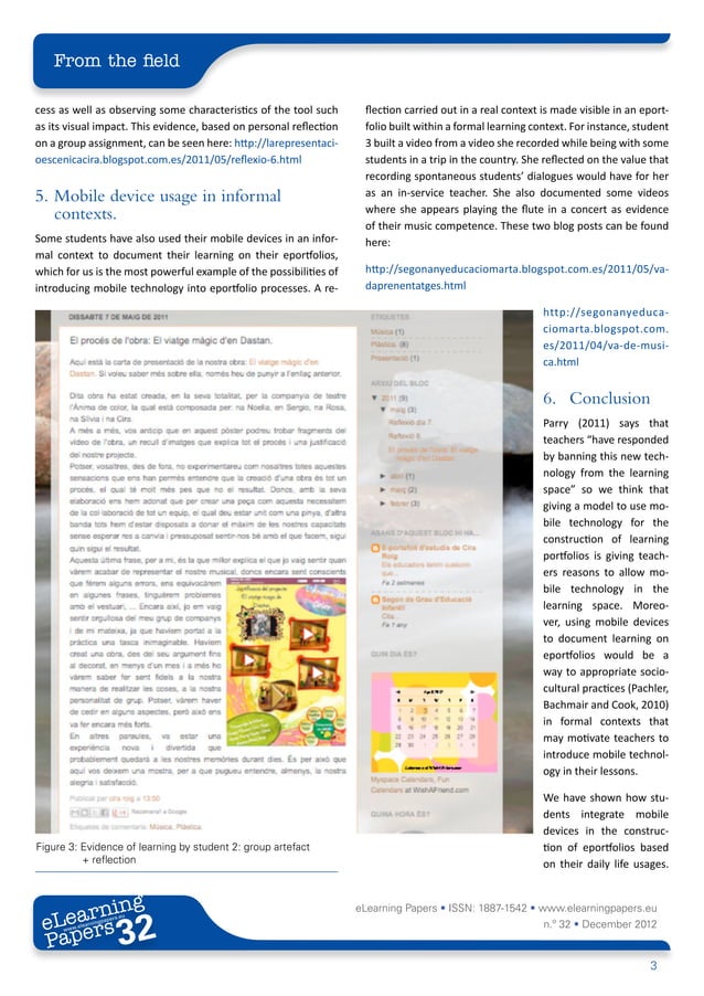 M-portfolios: Using Mobile Technology to Document Learning in Student Teachers’ E-portfolios | PDF