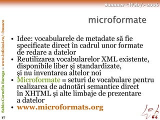 From Metadata to Microformats | PPT