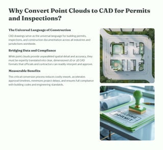 From Point Cloud to Permit-Ready CAD Drawings Complete Guide | PDF