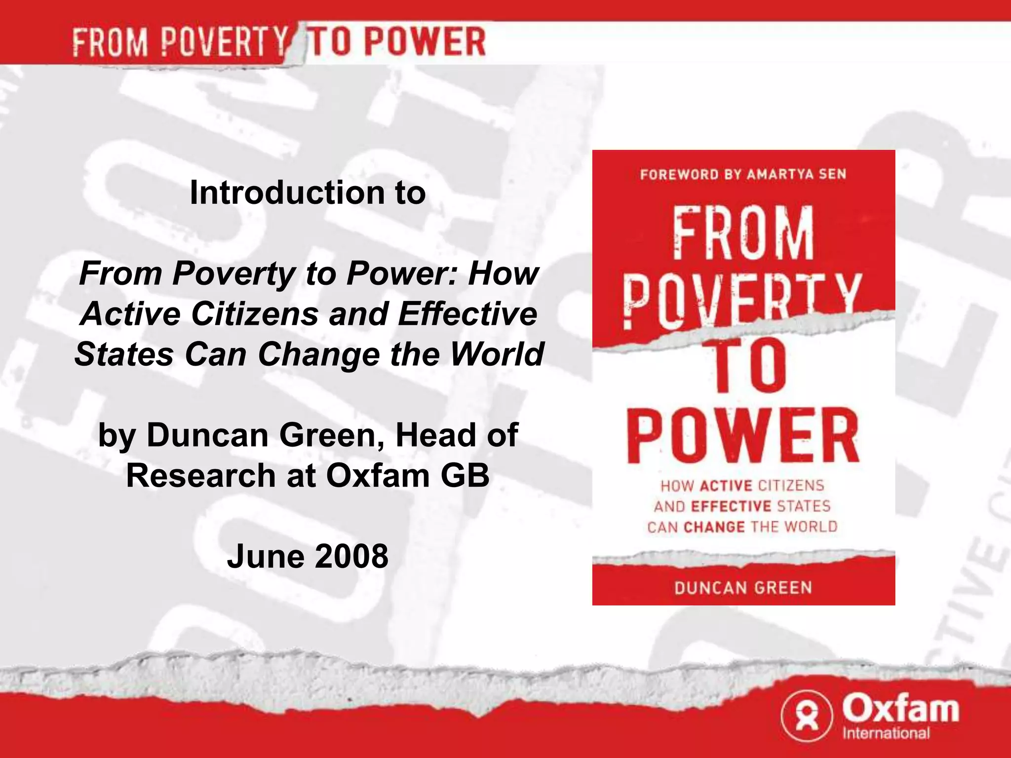Introduction to From Poverty to Power | PPTX