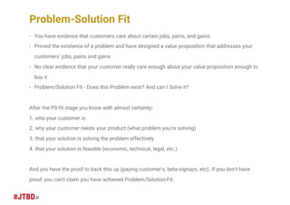 From Problem Solution Fit to Product Market Fit via JTBD | PPT