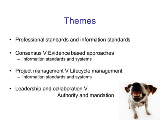 From professional standards to information standards | PPT