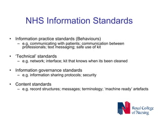 From professional standards to information standards | PPT