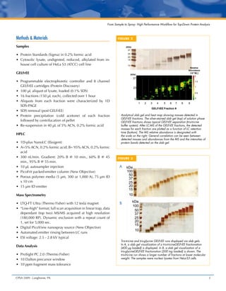 From sample-to-spray: high performance workflow for top down protein ...