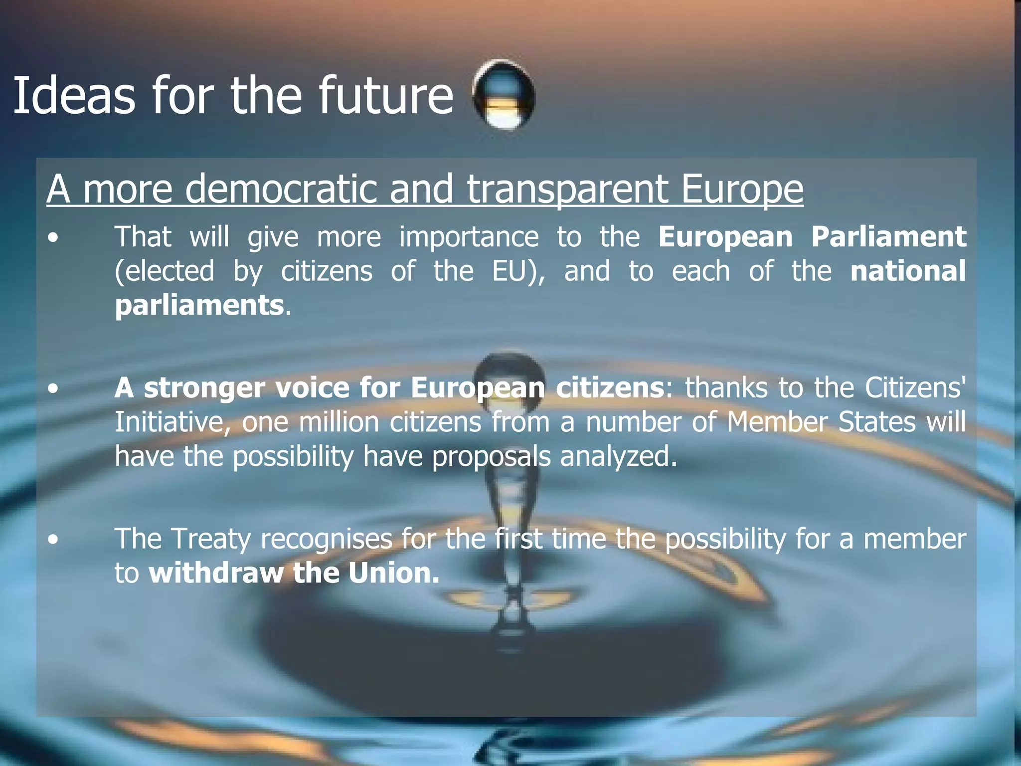 From Spain- Treaty of Lisbon | PPT