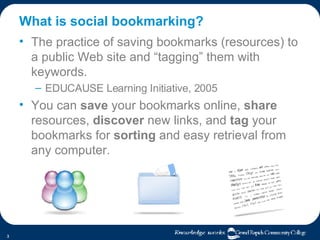From Tagging to Teaching - Practical Examples of using Blackboard ...