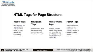 From-Tags-to-Pages-Navigating-HTML-for-Seamless-Web-Development.pptx