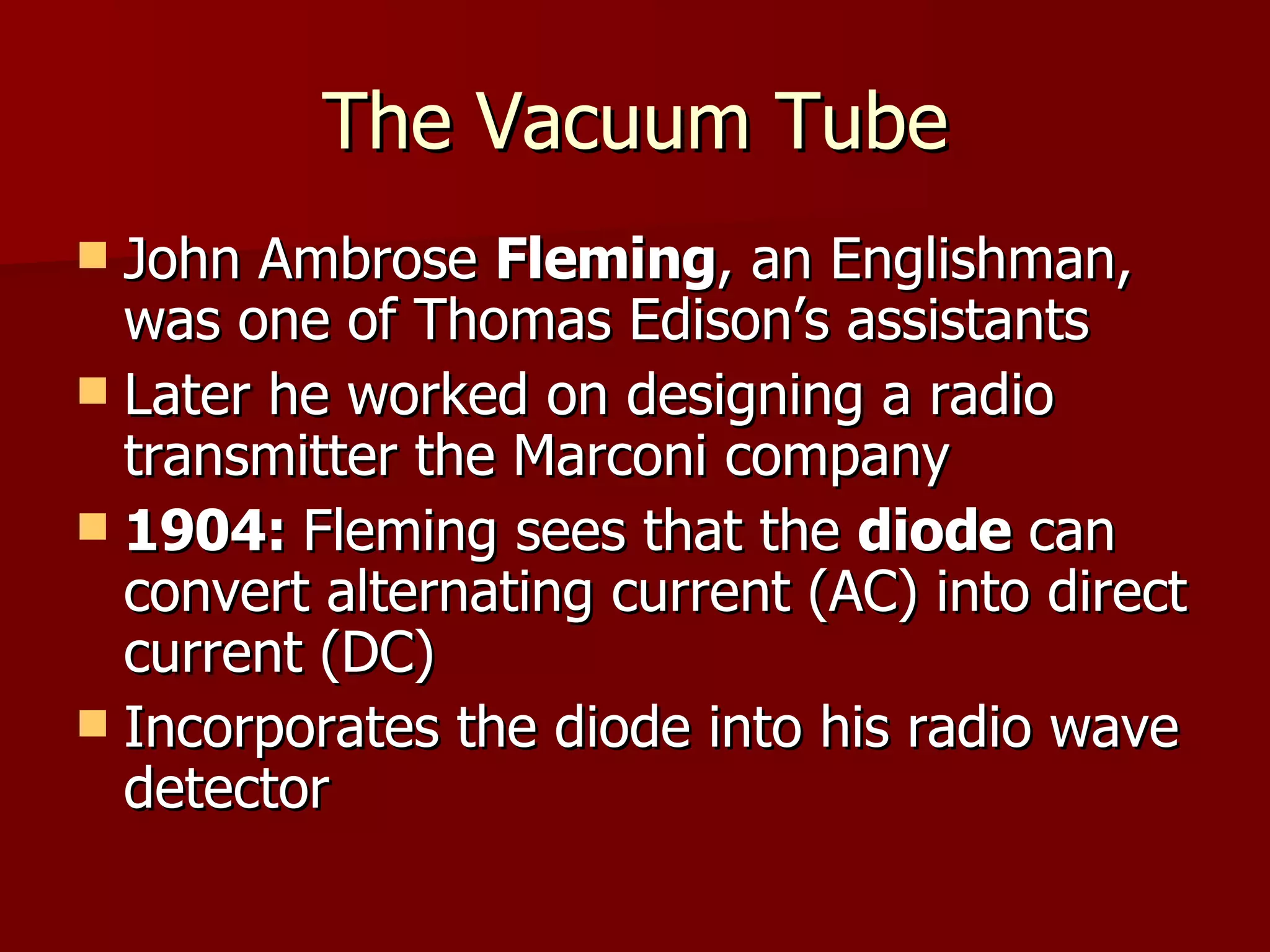 From Tube to Chip: Early Computer History | PPS