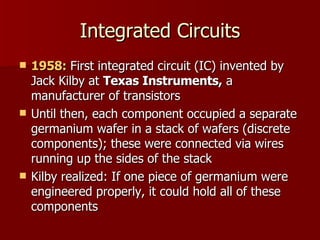 From Tube to Chip: Early Computer History | PPS