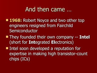 From Tube to Chip: Early Computer History | PPS