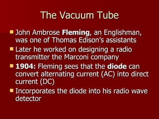 From Tube to Chip: Early Computer History | PPS