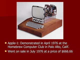 From Tube to Chip: Early Computer History | PPT