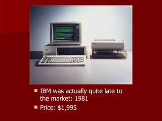 From Tube to Chip: Early Computer History | PPT