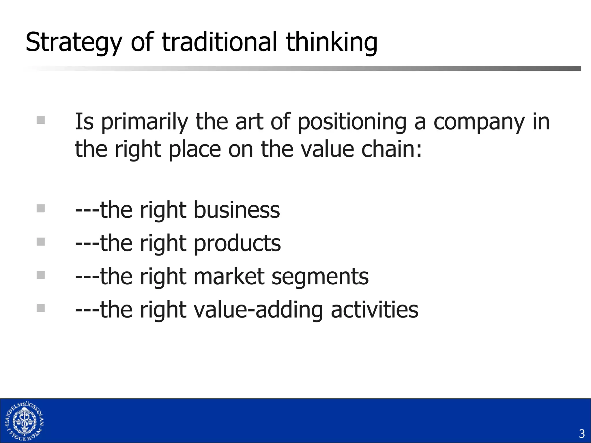 From Value Chain to Value Constellation | PPT