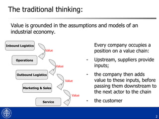 From Value Chain to Value Constellation | PPT