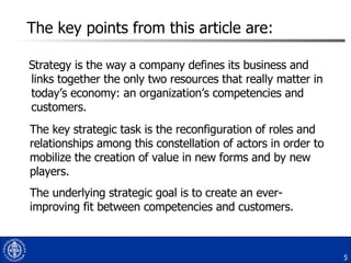 From Value Chain to Value Constellation | PPT