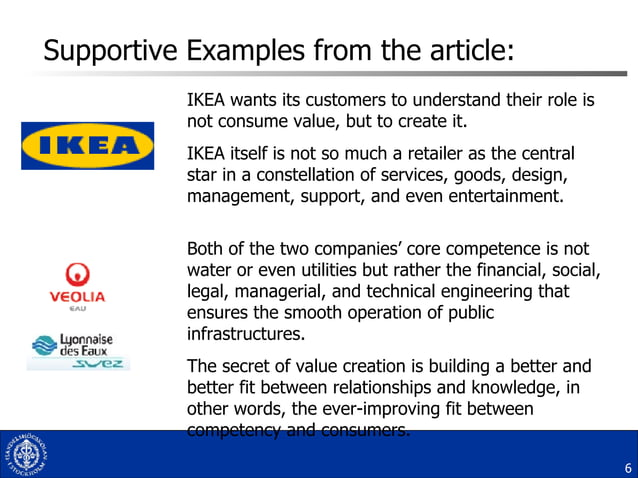 From Value Chain to Value Constellation | PPT