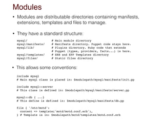 Puppet: From 0 to 100 in 30 minutes | PDF
