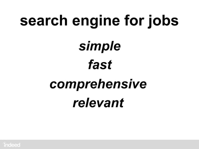 [@IndeedEng] From 1 To 1 Billion: Evolution of Indeed's Document ...