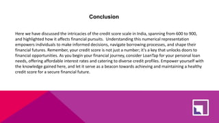 From 300 to 900 Understanding the Credit Score Scale in India.pptx