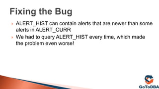 Real Life SQL Tuning - From 4 minutes to 8 seconds | PPT