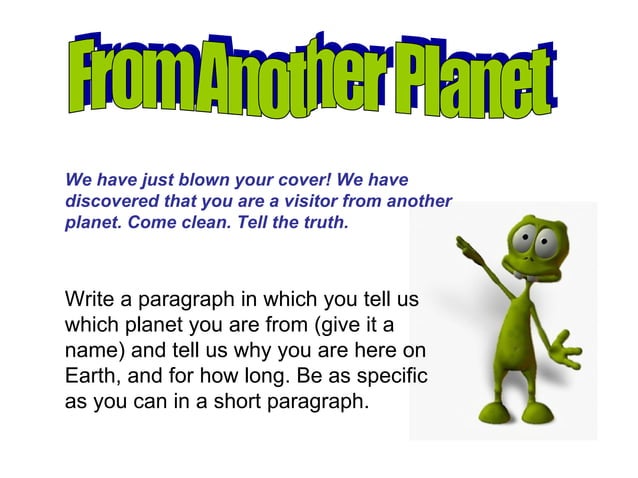 From Another Planet | PPT