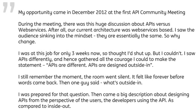 From API Doing to API Thinking | PPT