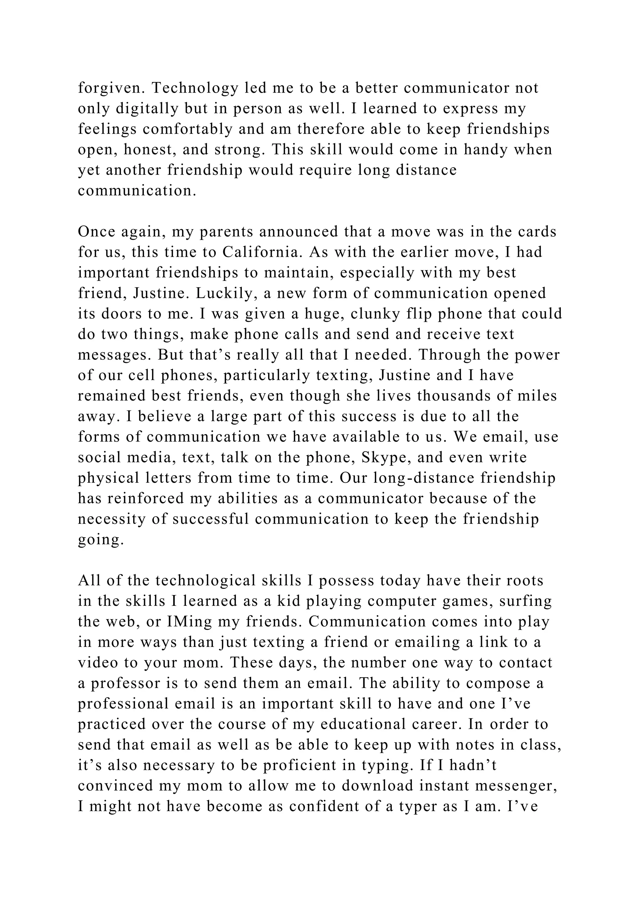 From a Plastic Computer to the Real Deal My Road to Technology.docx