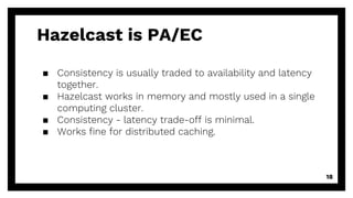 From AP to CP and Back: The Curious Case of Hazelcast (jdk.io 2018) | PPT