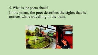 from a railway carriage .pptx poem by rl | PPTX