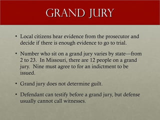 From arrest to trial | PPT