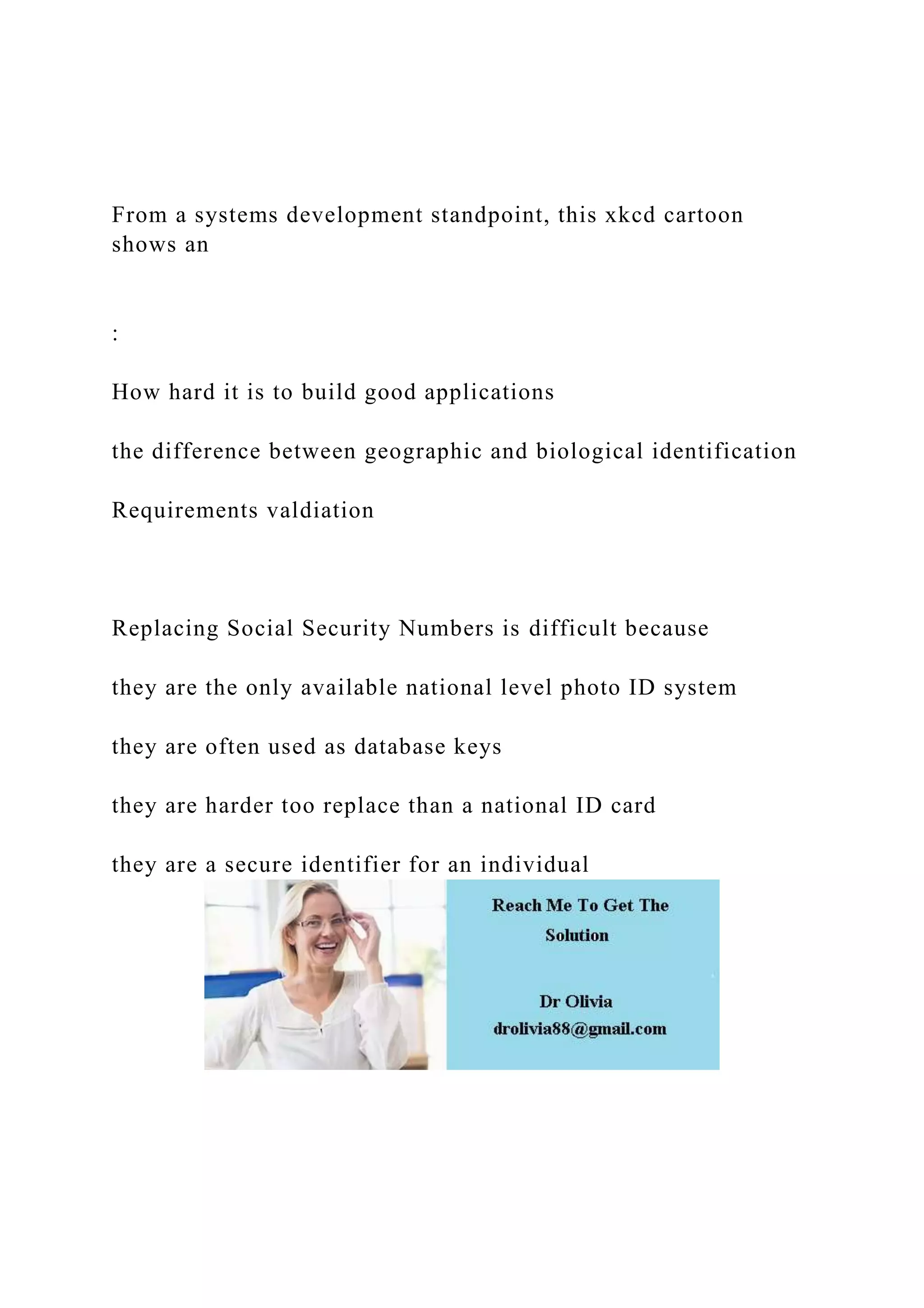 From a systems development standpoint, this xkcd cartoon shows a.docx