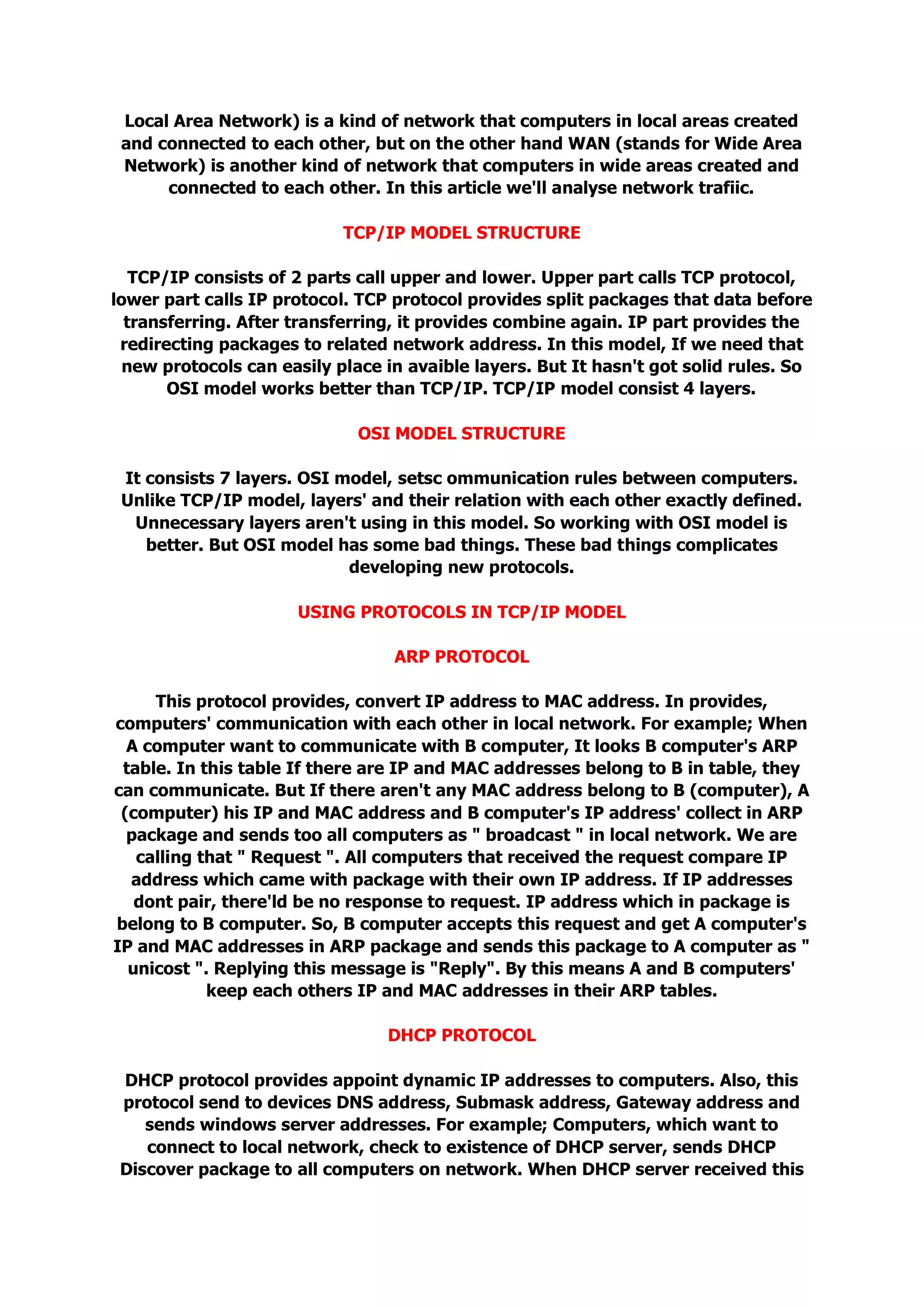 From A to Z | WireShark Tutorial | PDF