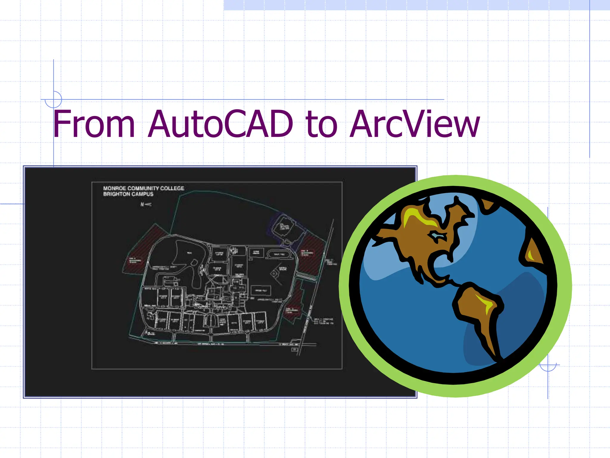 AutoCAD Basics description to ArcView refrence | PPT