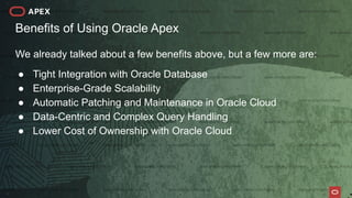 From Basics to Brilliance_ The Transformation and Key Benefits of Oracle APEX.pdf