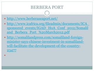 From berbera to durban | PPTX
