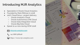 From BI Developer to Data Engineer with Oracle Analytics Cloud, Data Lake | PDF