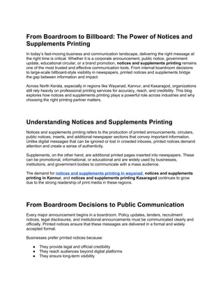 From Boardroom to Billboard_ The Power of Notices and Supplements ...