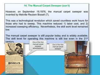 From Brooms to Robot Sweepers | PPT